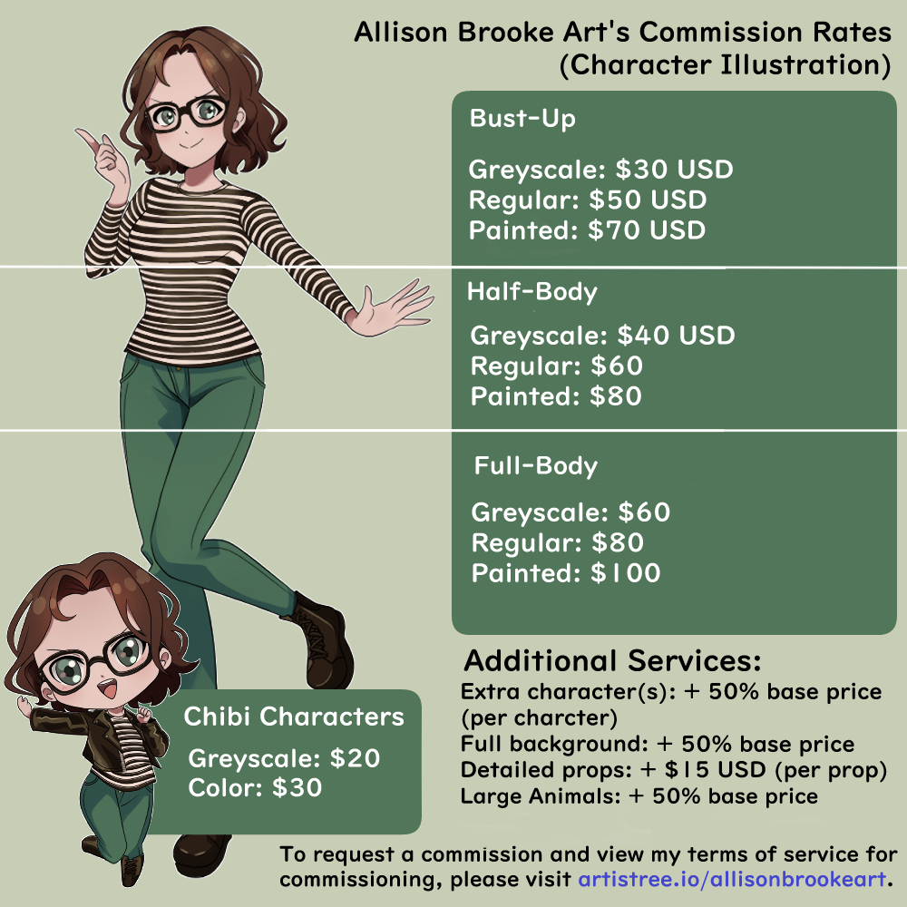 allisonbrookeart's Commission Form | Artistree